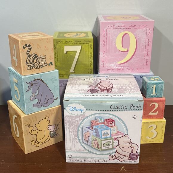 Disney | Toys | Disney Classic Pooh Stackable Building Nesting ...